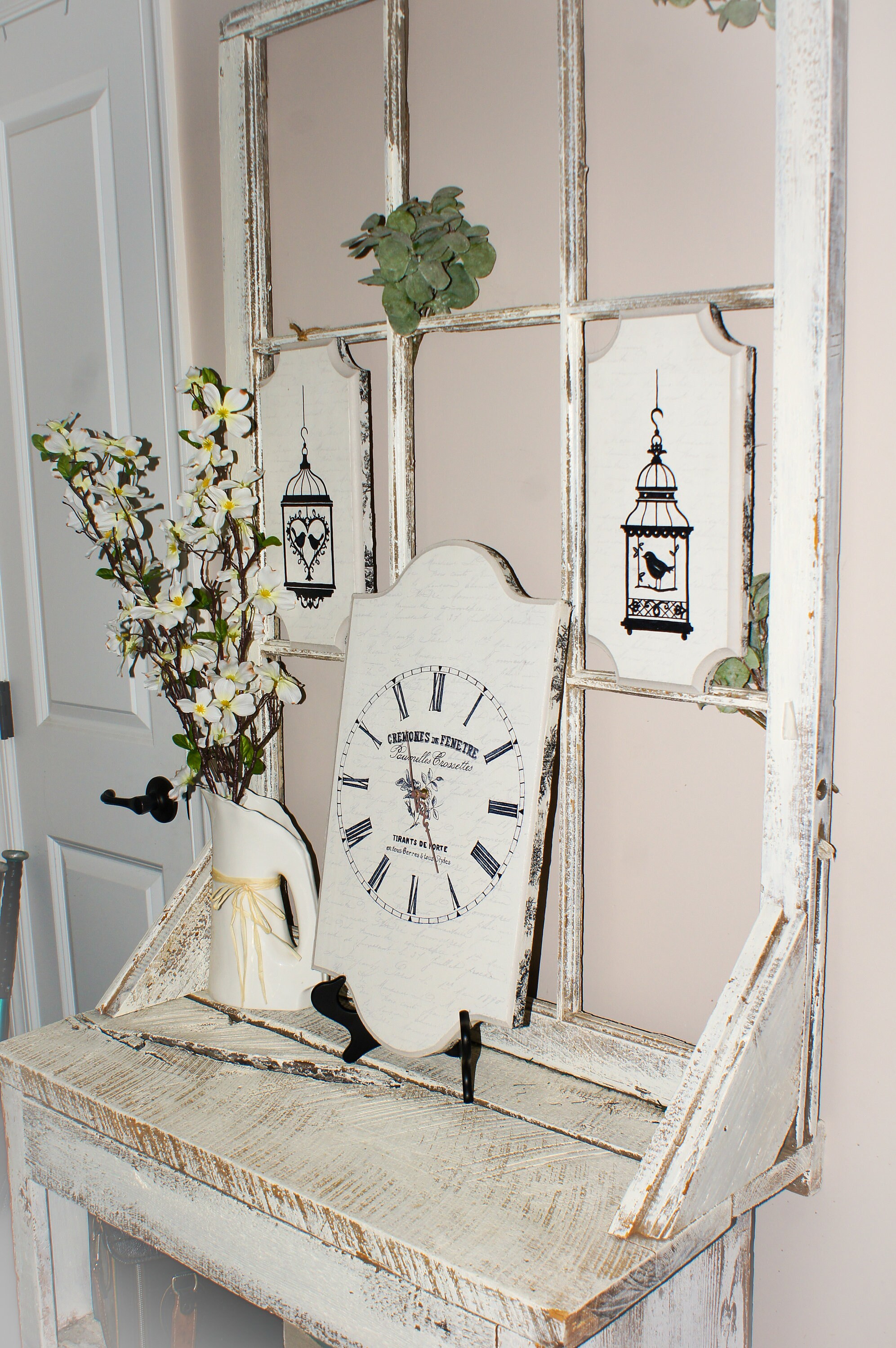 Shabby Chic Clock Set - Etsy