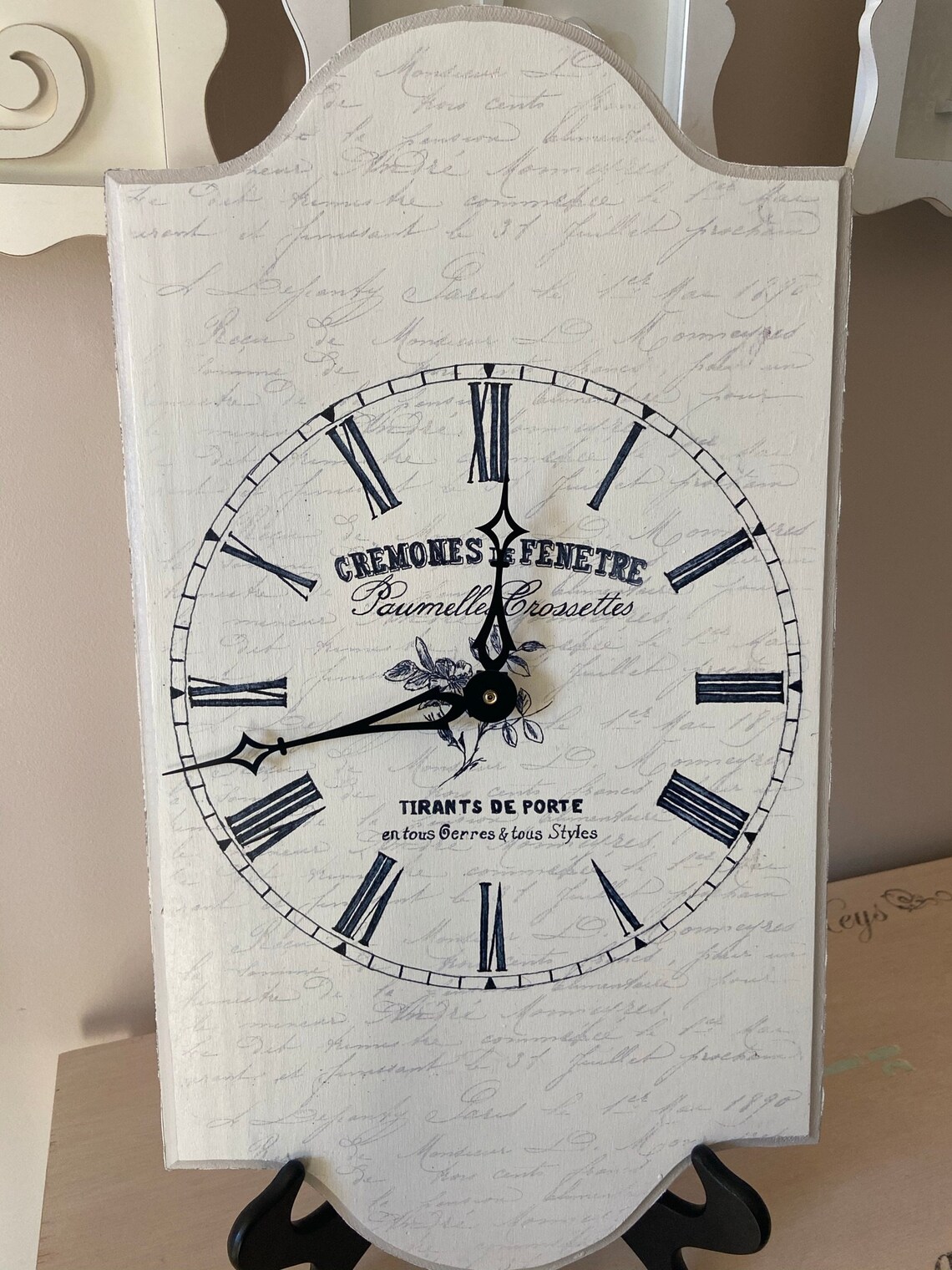 Shabby Chic Clock Set - Etsy