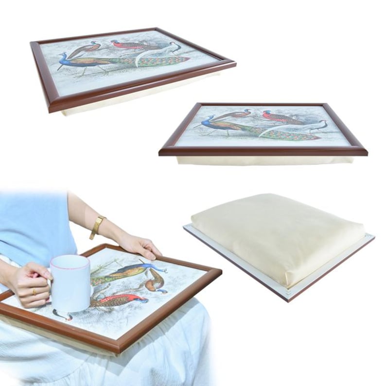 Bean Bag Lap Tray Table TV Dinner Stable Table Breakfast Serving Tray ...