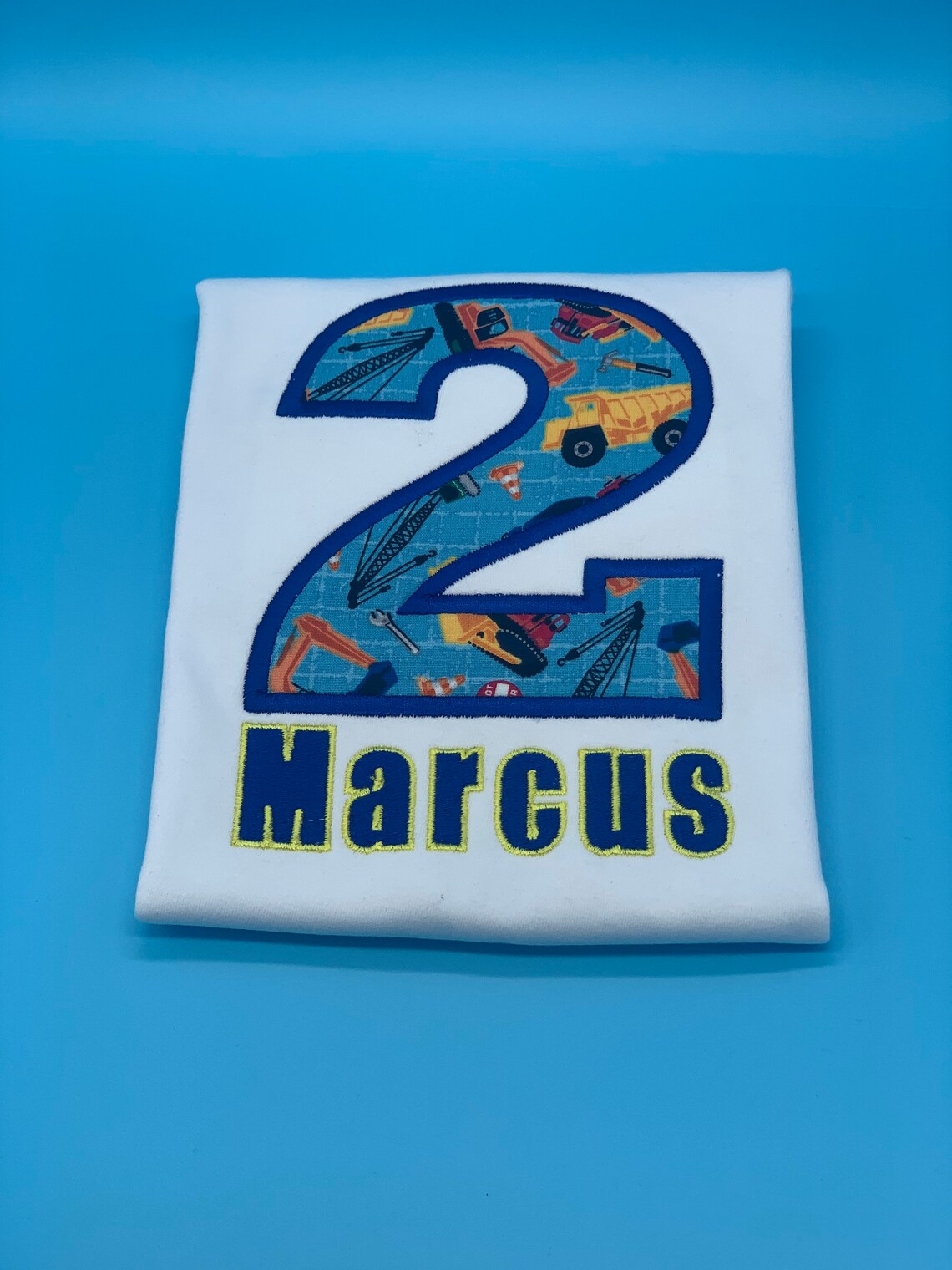 Number 2 Birthday Birthday Boy Number Applique Number With | Etsy