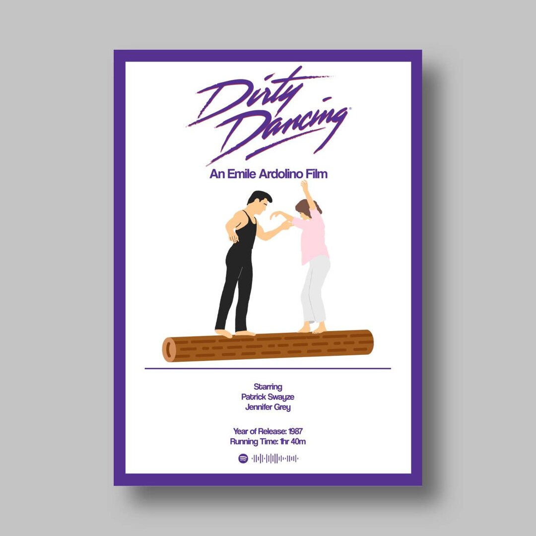 Dirty Dancing Log Scene Art Print / Picture / Poster - Etsy