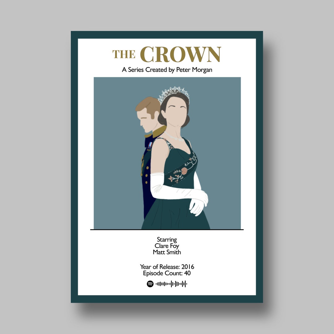 The Crown Netflix Original Art Print / Picture / Poster - Etsy