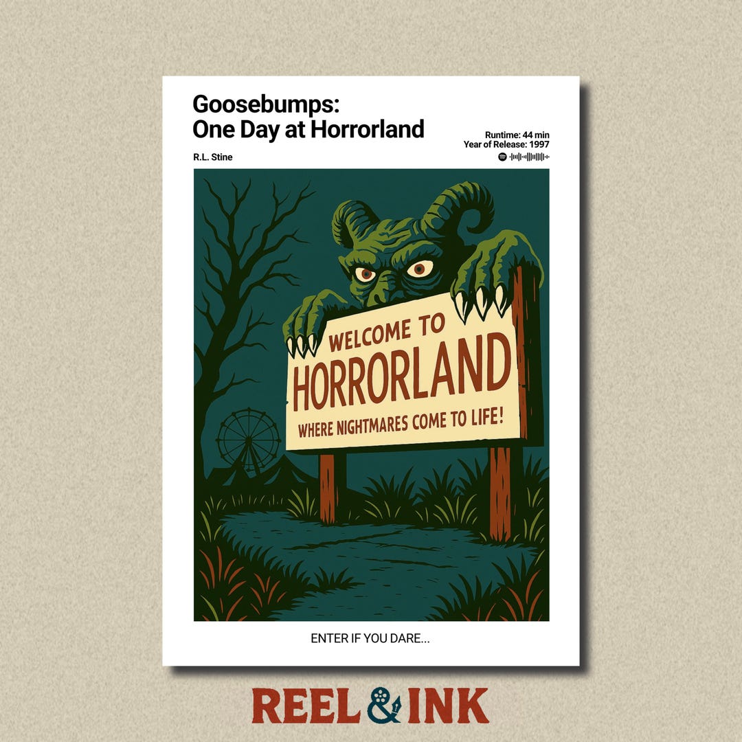 Goosebumps One Day at Horrorland Print / Picture / Poster - Etsy