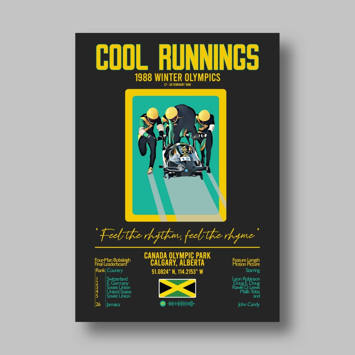 Cool Runnings Art Print / Picture / Poster - Etsy