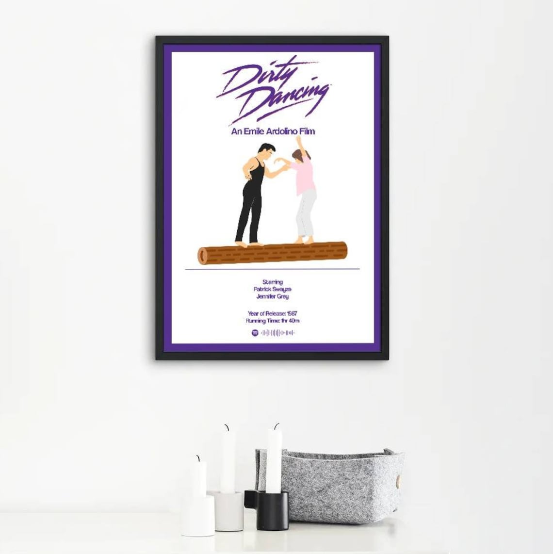 Dirty Dancing Log Scene Art Print / Picture / Poster - Etsy