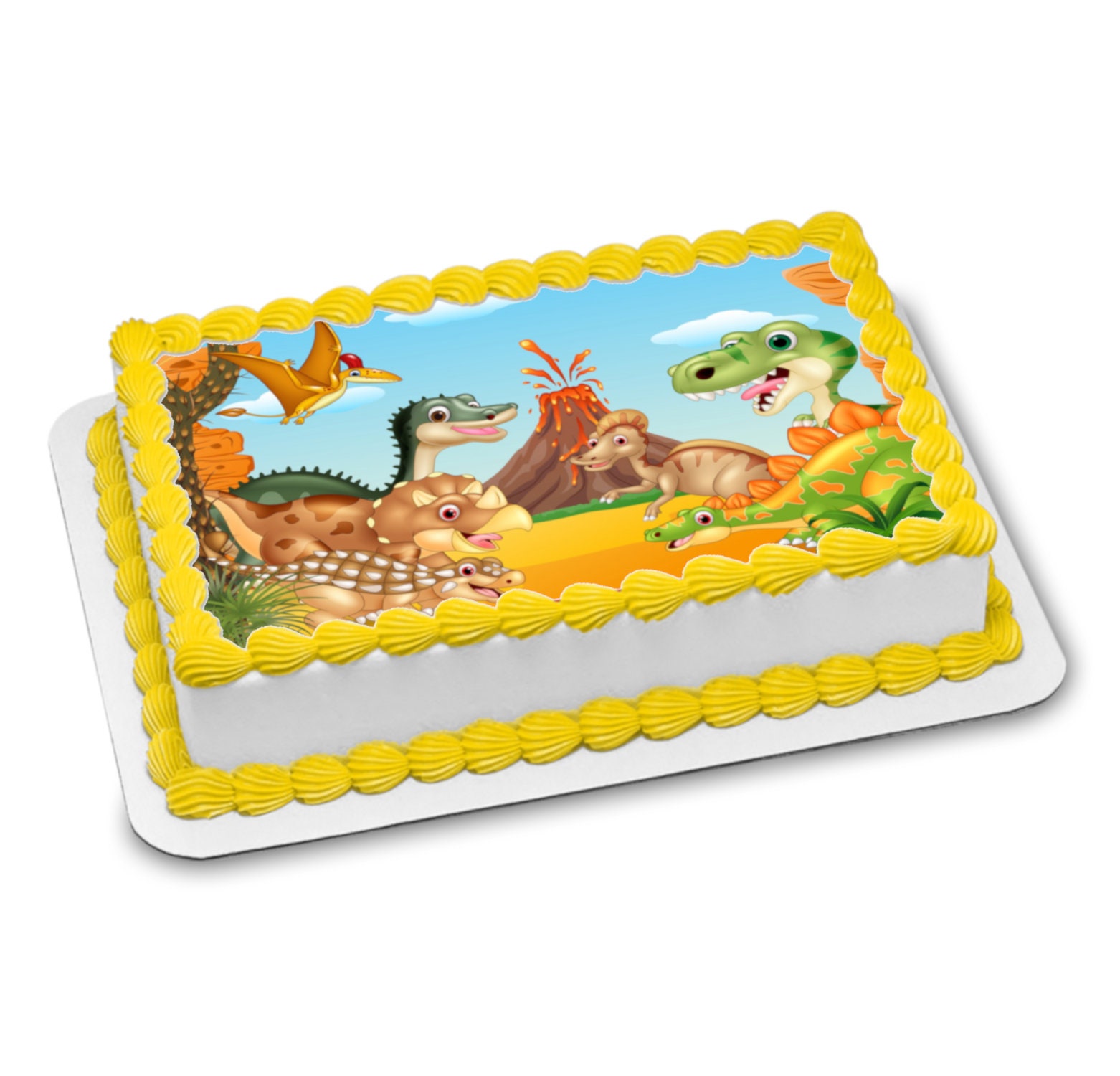 Dinosaurs Edible Image Icing Frosting Sheet 13 Topper 70 - Etsy
