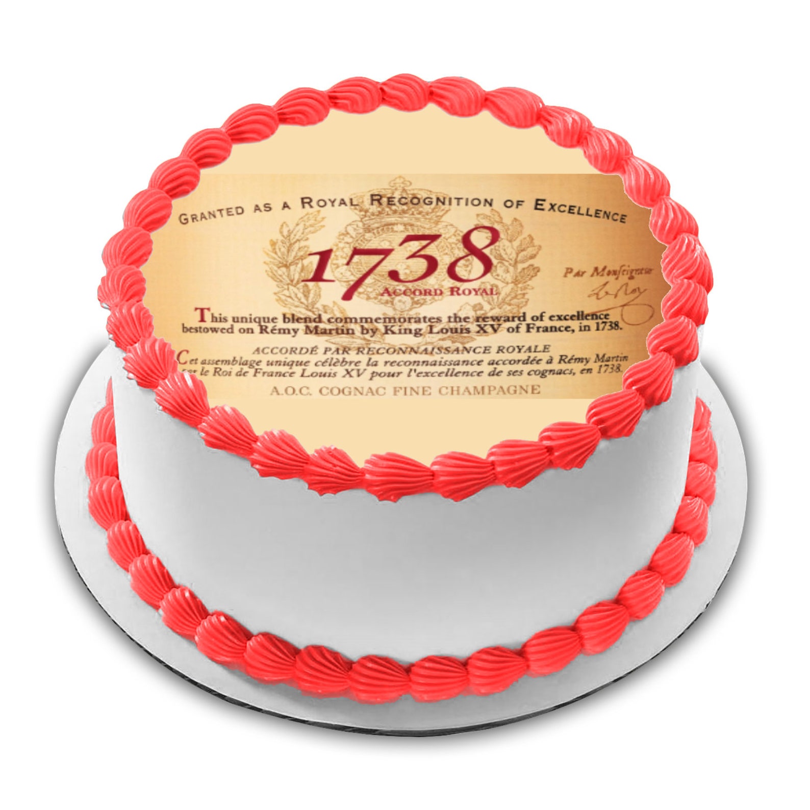 Cognac Liquor Label Edible Image Icing Frosting Sheet 4 - Etsy