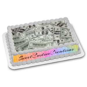 100 Dollar Bill Money Cash Edible Image Icing Frosting Sheet - Etsy