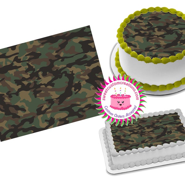 Camo Cake - Etsy