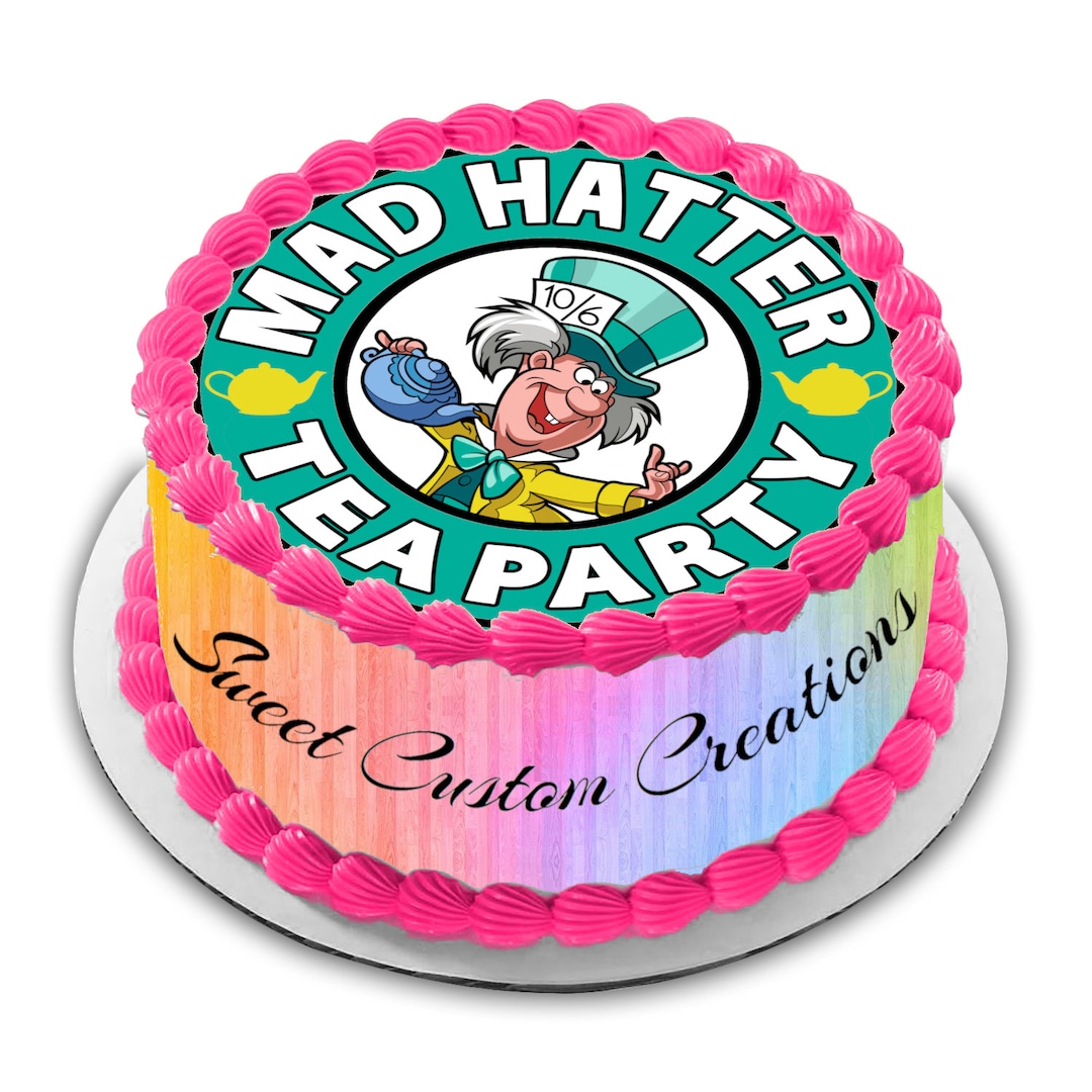 Character Tea Party Edible Image Icing Frosting Sheet MAH-12 - Etsy