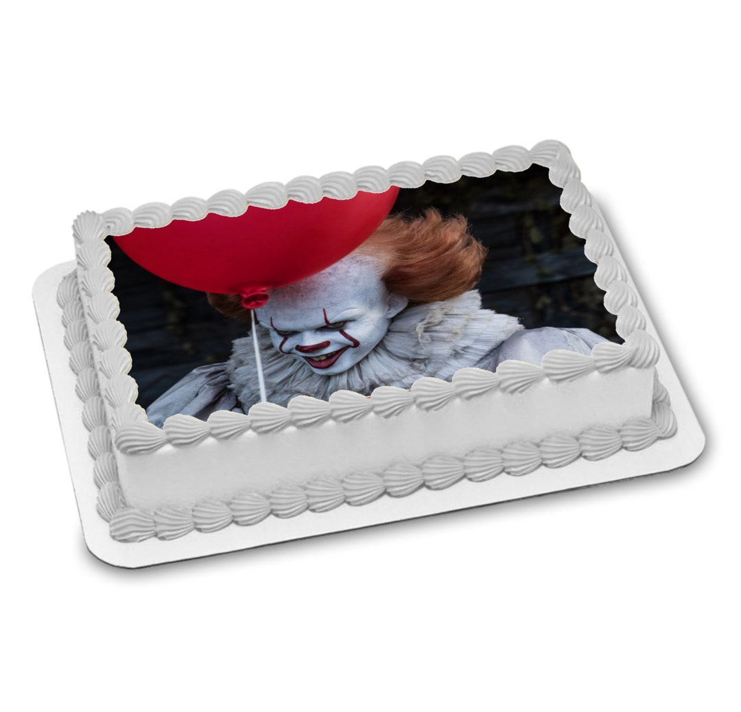 Clown Scary Edible Image Icing Frosting Sheet PEN-1 Topper 70 Sizes - Etsy