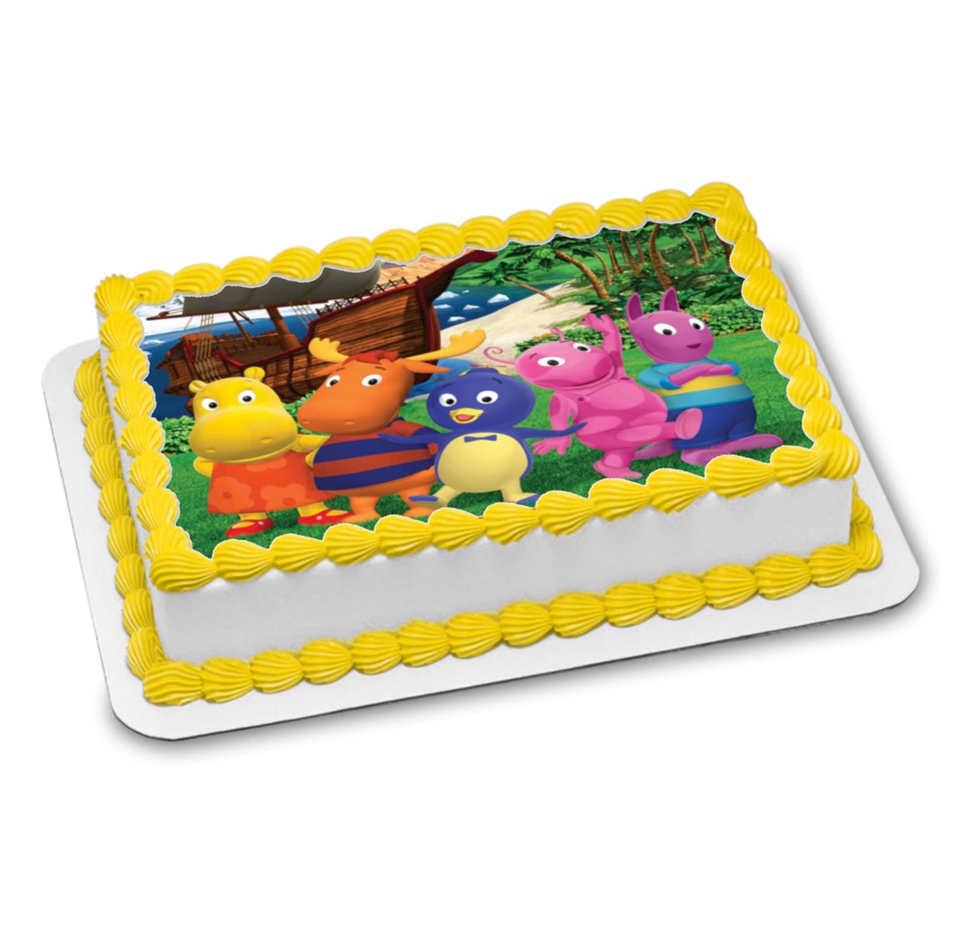 Cartoon Edible Image Icing Frosting Sheet BAC-1 Topper 70 Sizes - Etsy