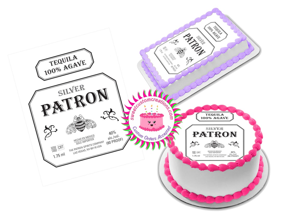 Tequila Liquor Label Edible Image Icing Frosting Sheet #PAT-2 Topper ...