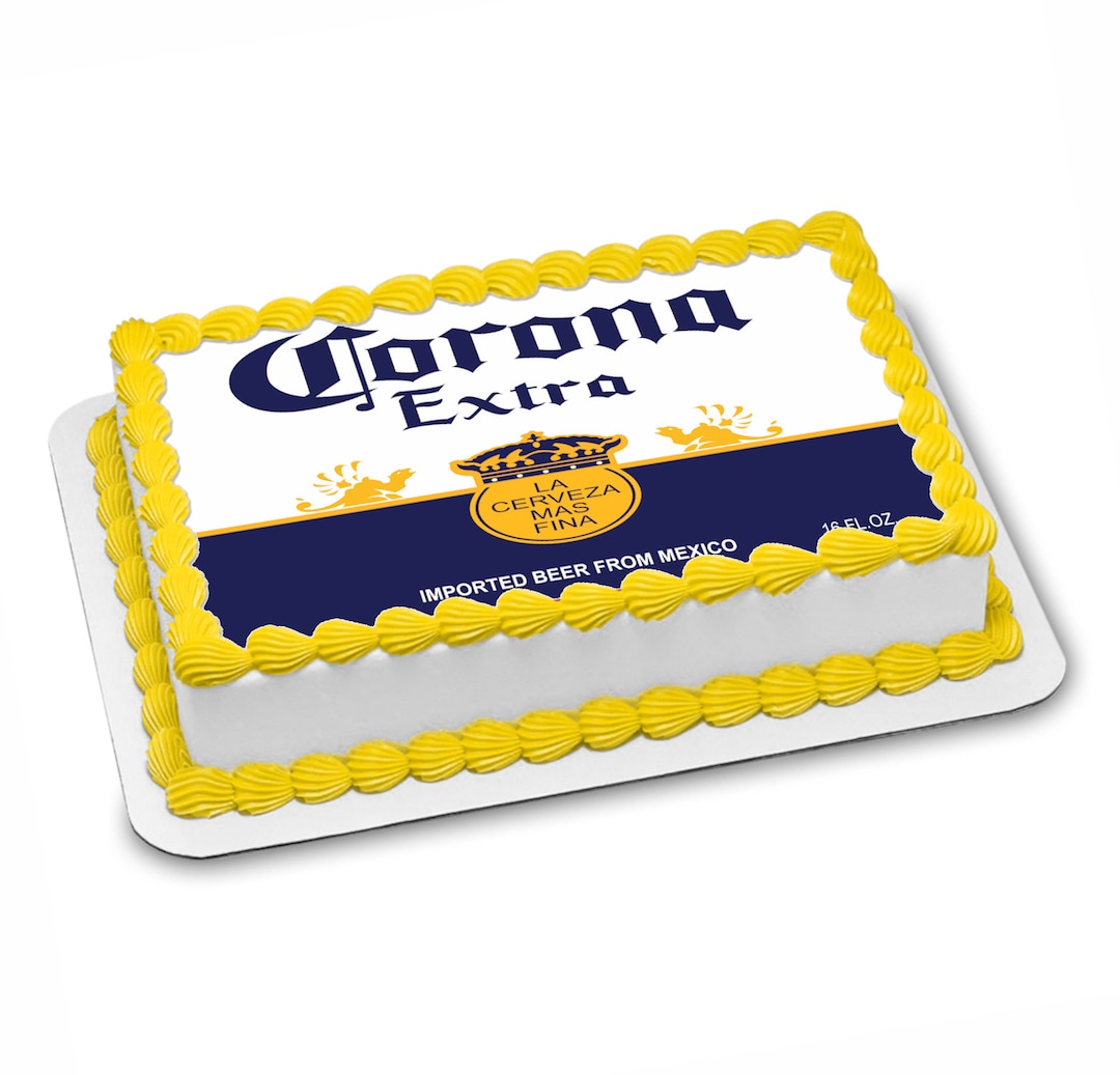 Beer Label Edible Image Icing Frosting Sheet COR-1 Topper 70 Sizes - Etsy