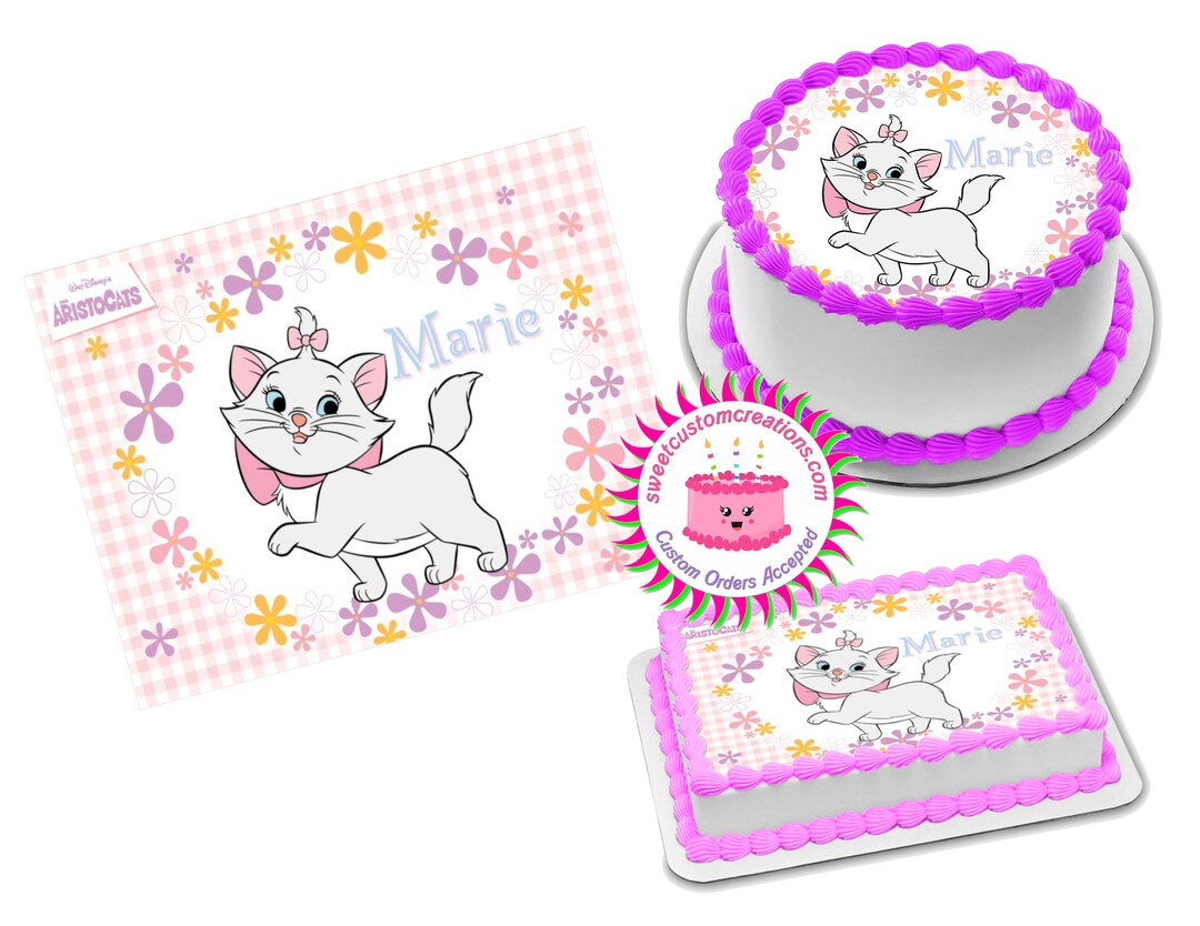 Cat Character Edible Image Icing Frosting Sheet #ARI-1 Topper (70 Sizes ...