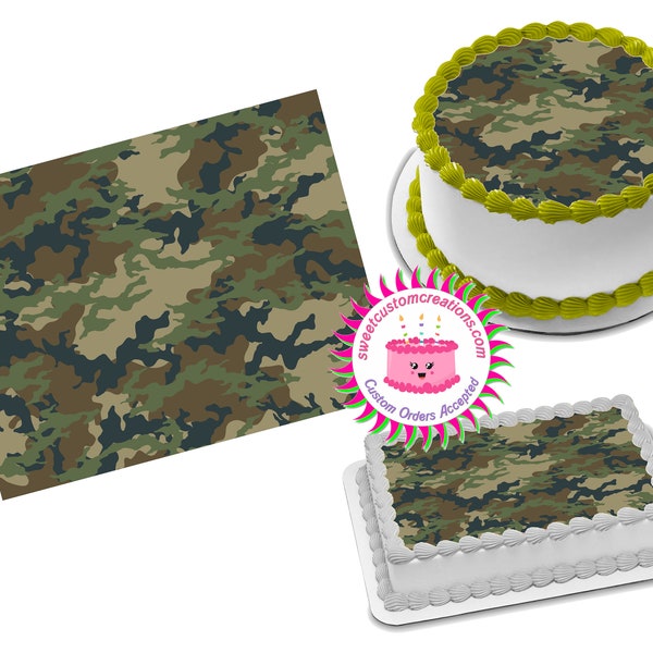 Camo Cake - Etsy