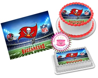 Tampa Bay Buccaneers Football Edible Image Icing Frosting Sheet #51 ...