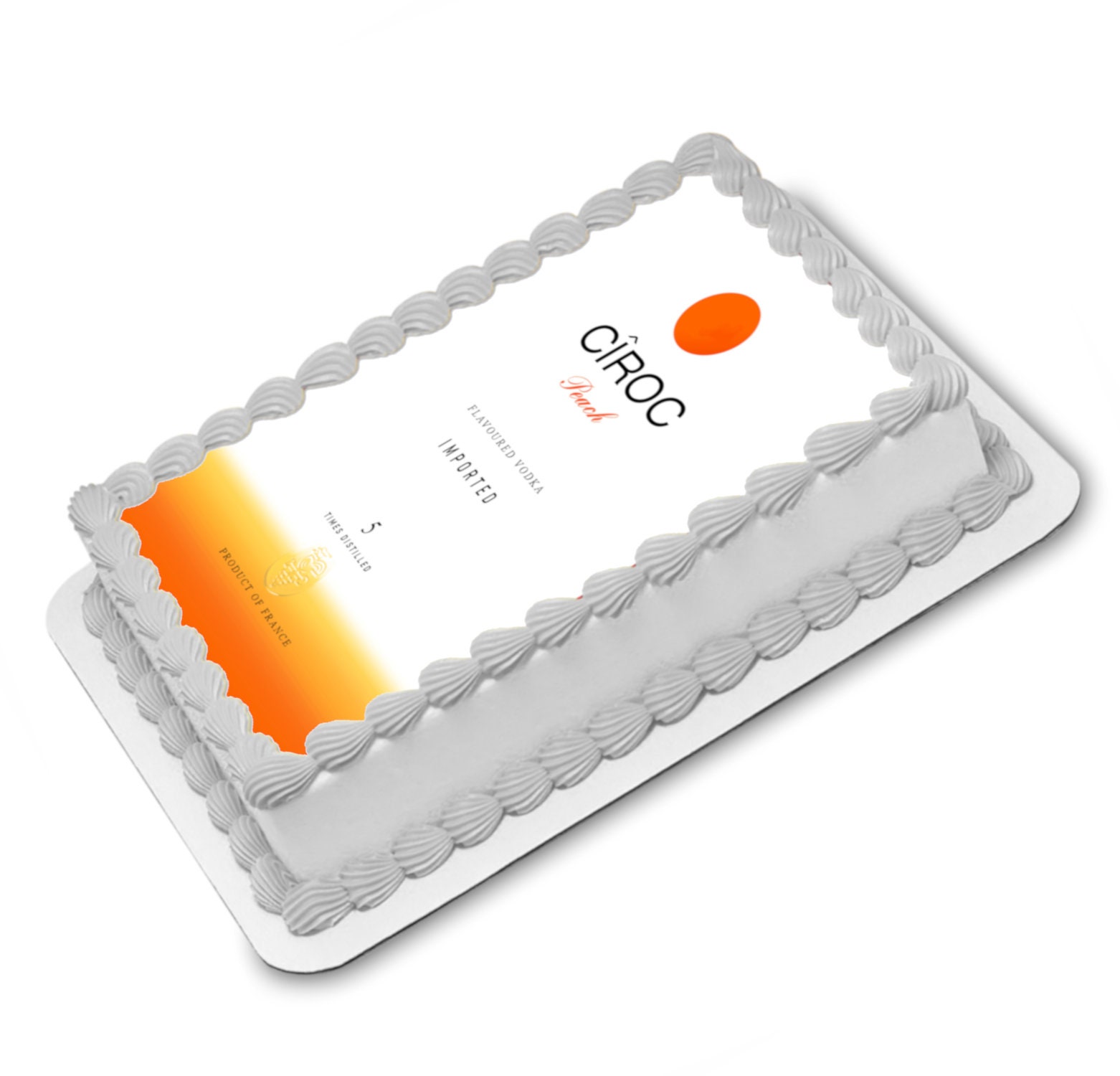 Vodka Liquor Label Edible Image Icing Frosting Sheet 1 Topper - Etsy