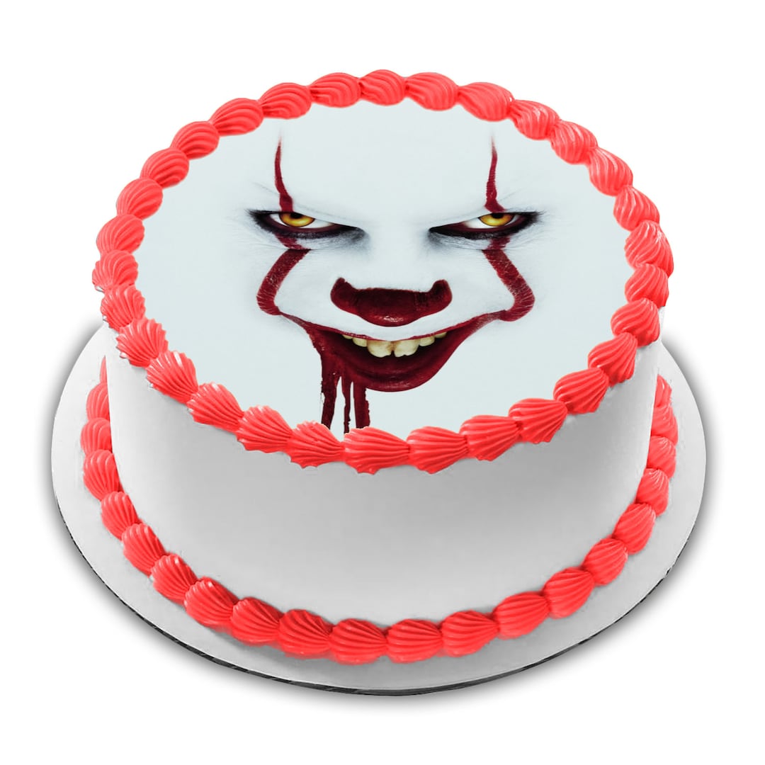 Clown Scary Edible Image Icing Frosting Sheet PEN-13 Topper - Etsy