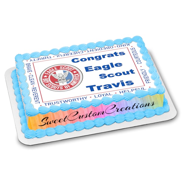 Eagle Scout Cake Topper - Etsy