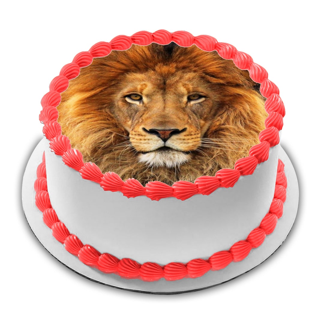 Lion Edible Image Icing Frosting Sheet LION-24 Topper 70 Sizes - Etsy