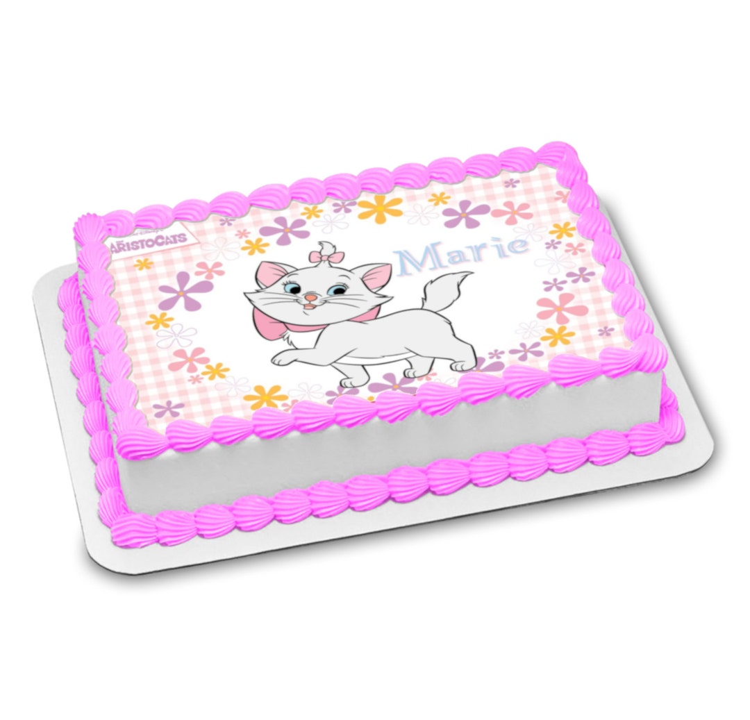 Cat Character Edible Image Icing Frosting Sheet ARI-1 Topper - Etsy