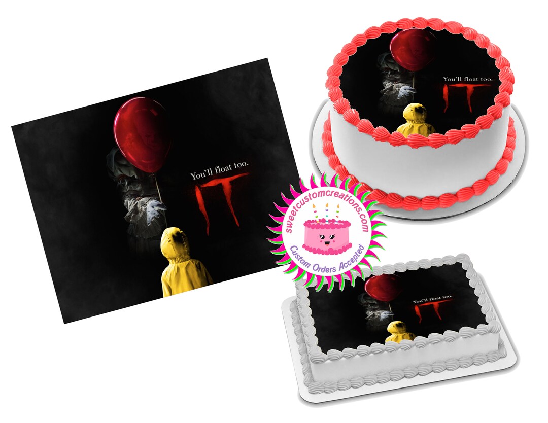 Clown Scary Edible Image Icing Frosting Sheet #PEN-3 Topper (70 Sizes ...