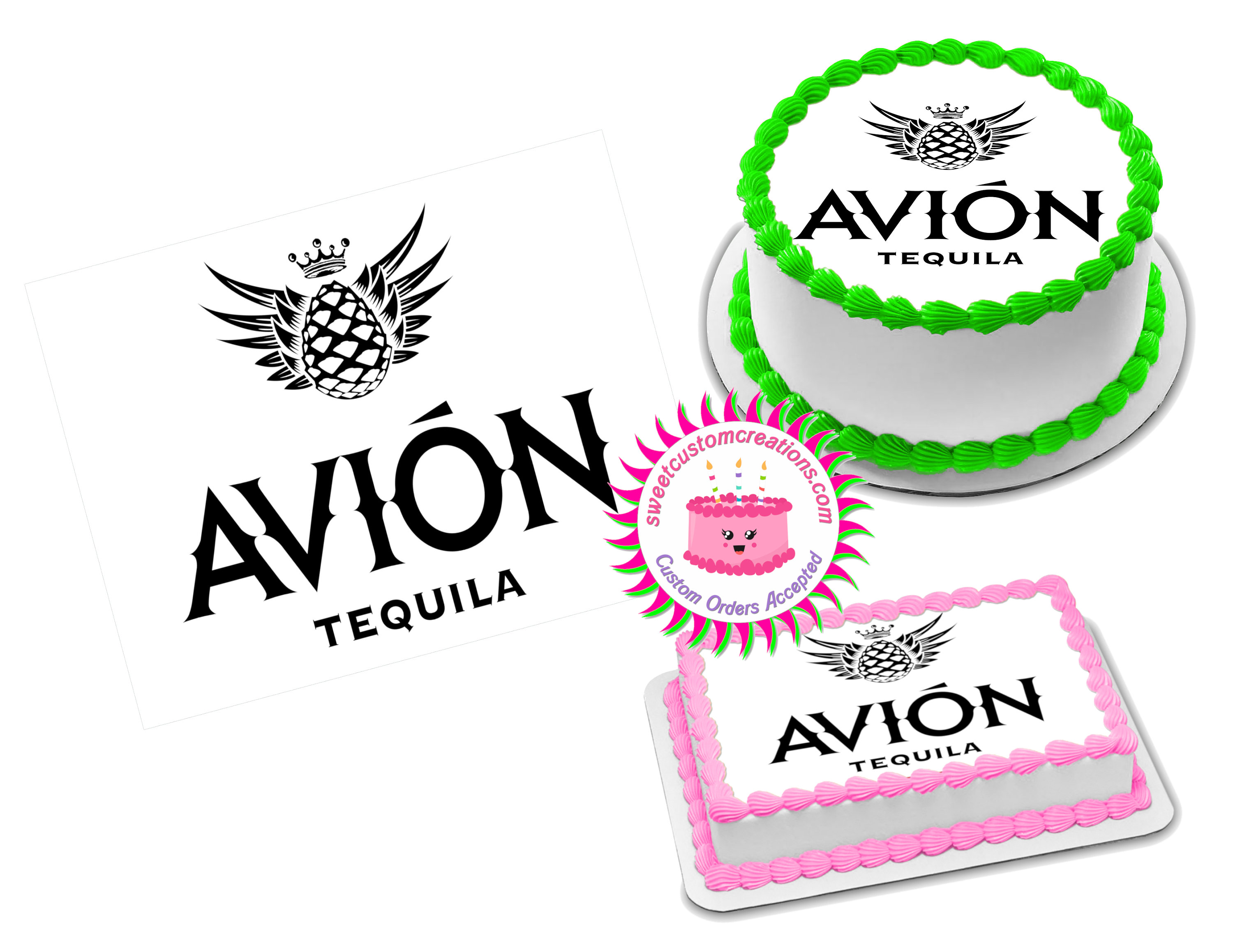 Tequila Liquor Label Edible Image Icing Frosting Sheet 3 - Etsy