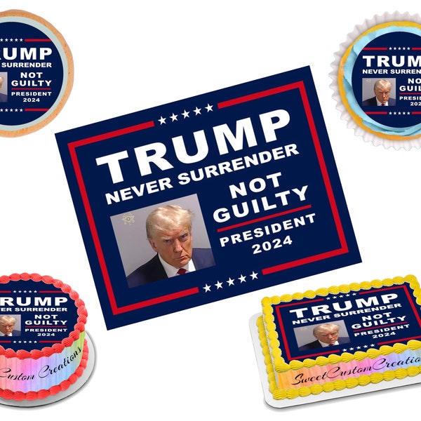 Trump Cake Topper - Etsy