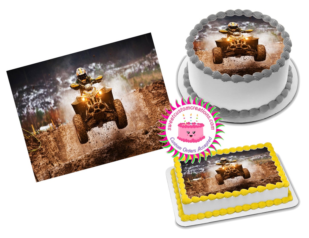 ATV 4 Wheeler Quad Edible Image Icing Frosting Sheet #ATV-2 Topper (70 ...