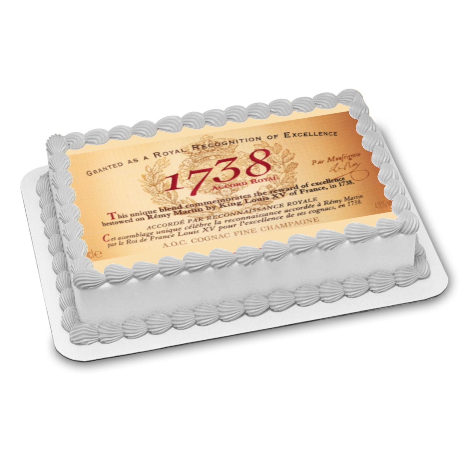 Cognac Liquor Label Edible Image Icing Frosting Sheet 4 - Etsy