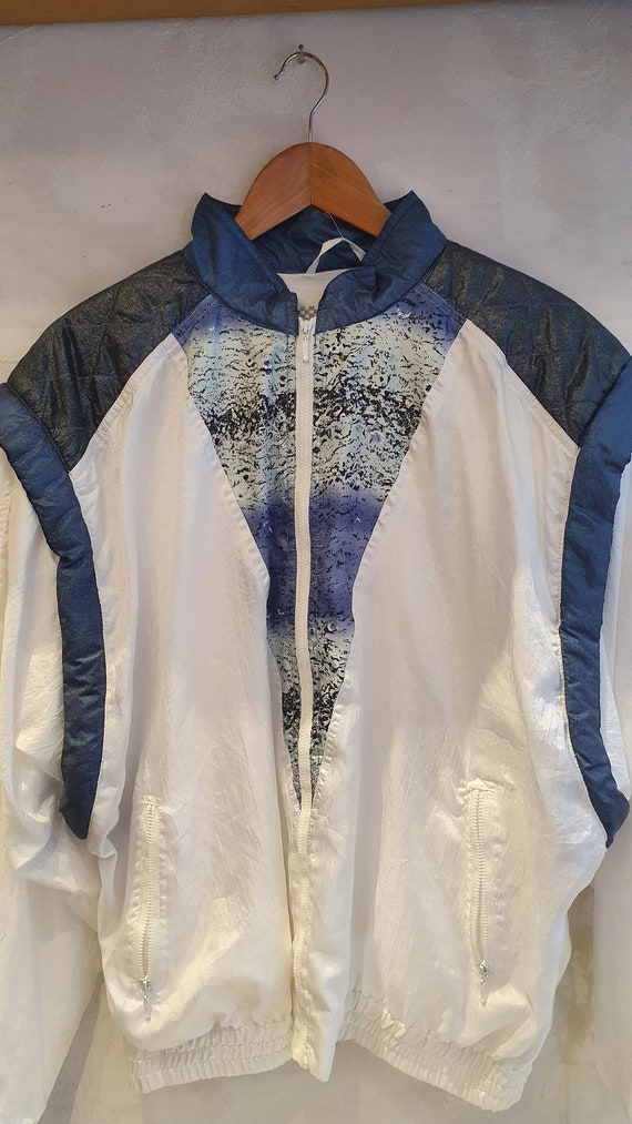 M Vintage Track Jacket, Crazy Patterns Abstract Motif… - Gem