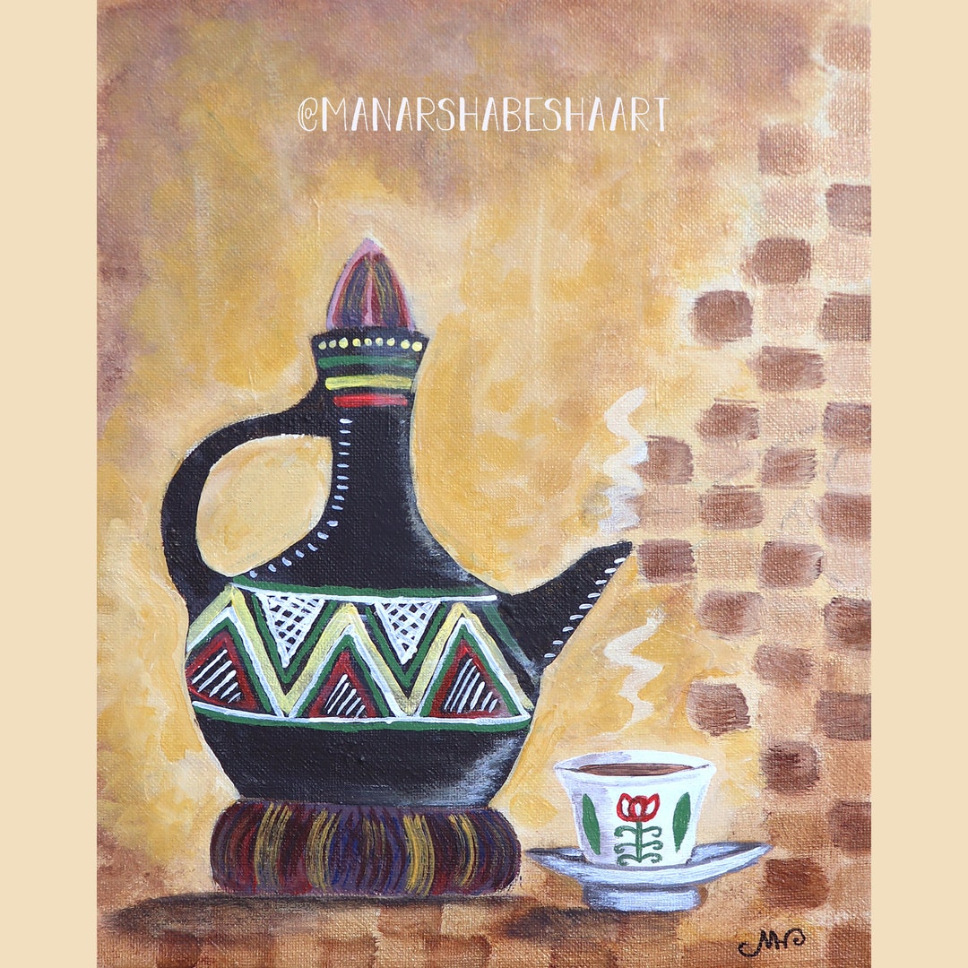 DIGITAL - (name of Art) - Habesha Style Painting - Home Decor - Wall ...