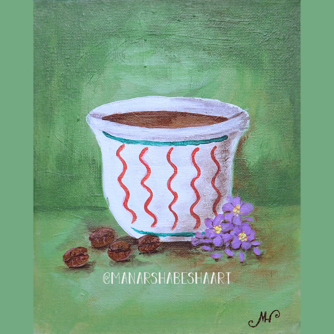 DIGITAL - Finjaan - Green - Habesha Style Painting - Download ...