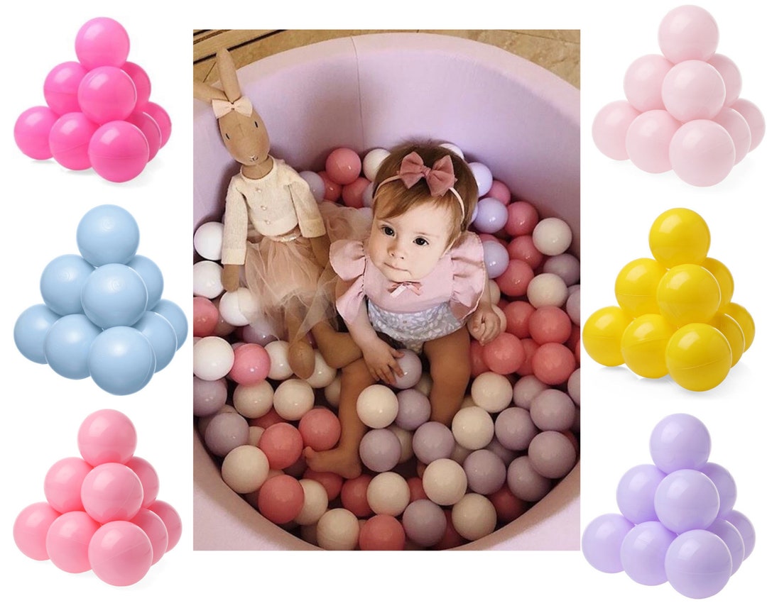 Ball Pit Balls I Colorfull Balls I Montessori Toys I Easter Pastel Play ...