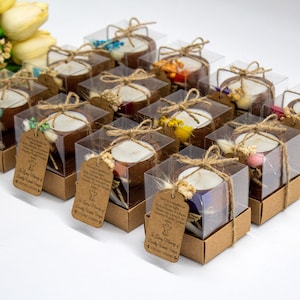 Personalized Funeral Favors Candles With Tag | Sympathy Gift | Memorial ...