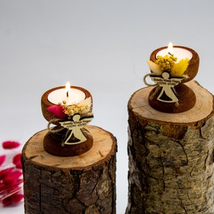 Personalized Funeral Favors Candles With Tag | Sympathy Gift | Memorial ...