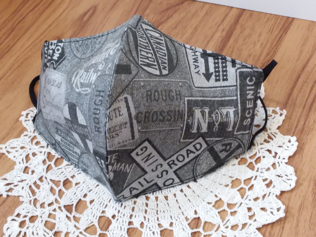 Face Mask, Adult Mask, Train Mask, Washable Mask, Reusable Mask ...