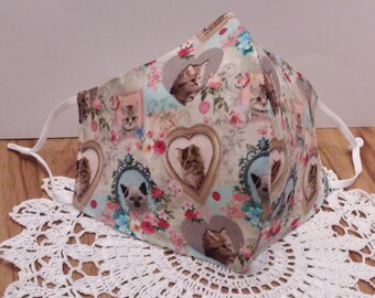 Cat Face Mask Adult - Etsy