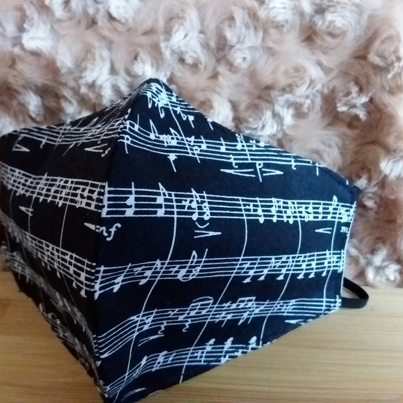 Music Face Mask - Etsy