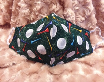 Golf Face Mask | Etsy