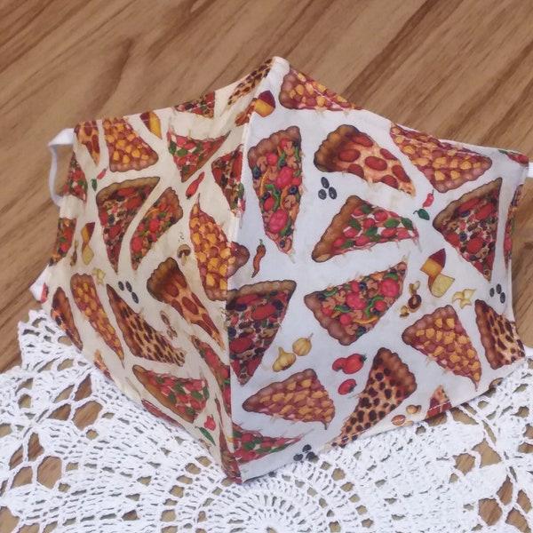 Pizza Face Mask - Etsy