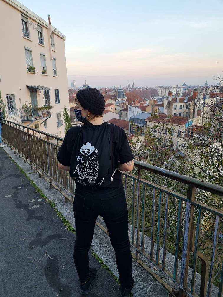 Backpack. Two-headed Mermaid - Etsy