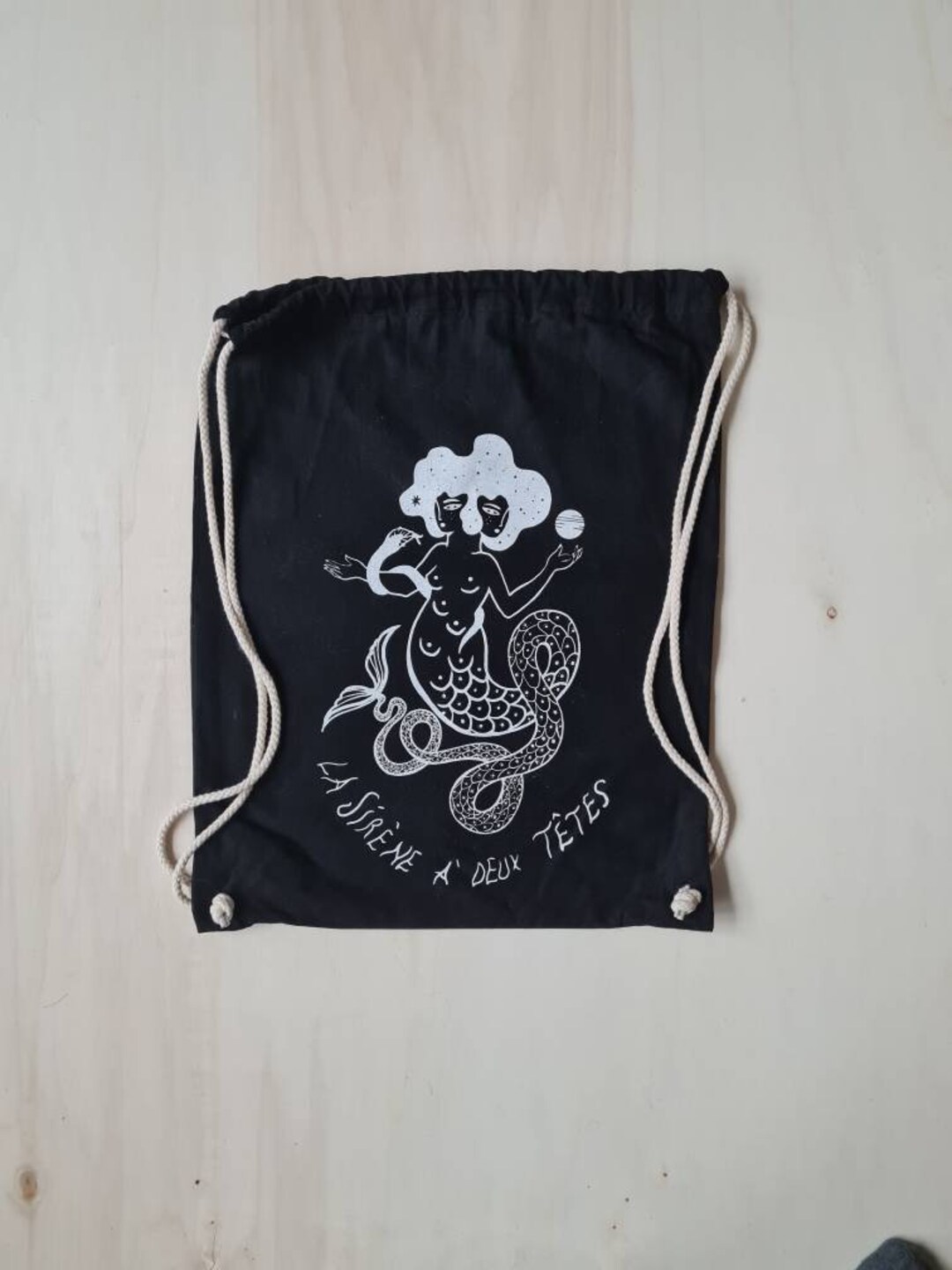 Backpack. Two-headed Mermaid - Etsy