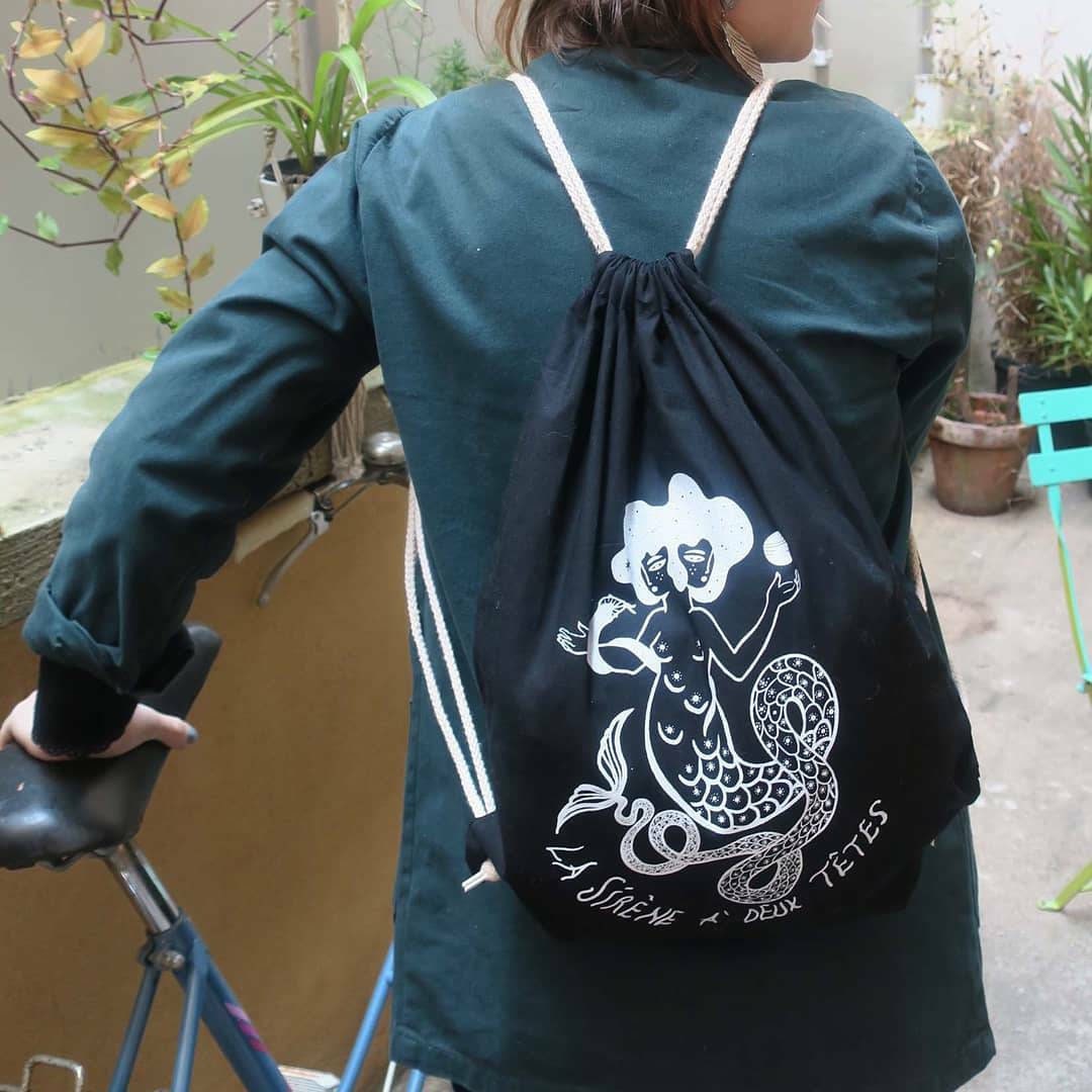 Backpack. Two-headed Mermaid - Etsy