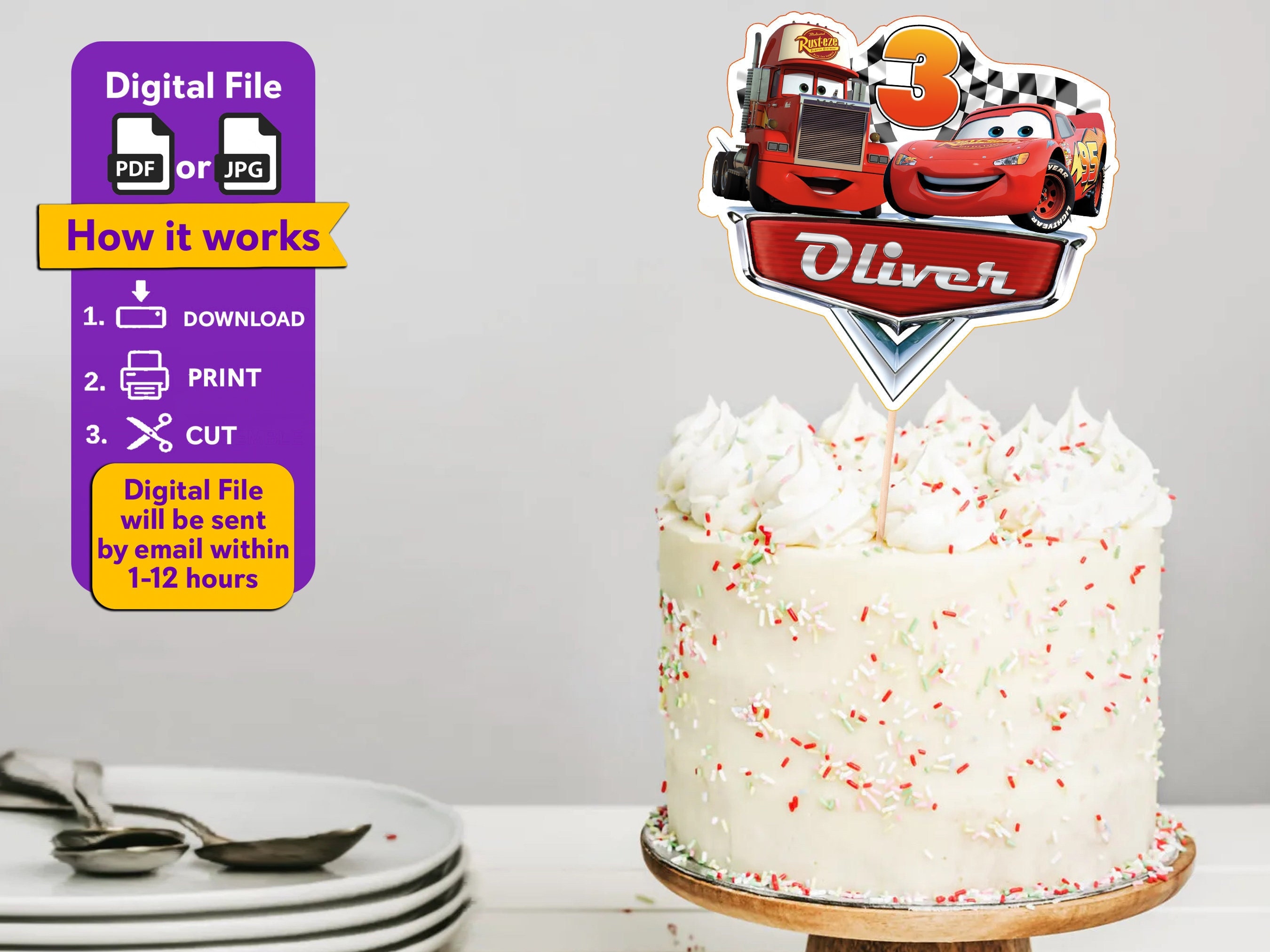 Disney Pixar Cars Cake Design