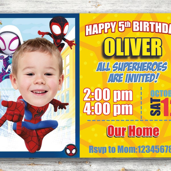 Spidey and His Amazing Friends Birthday Theme - Etsy