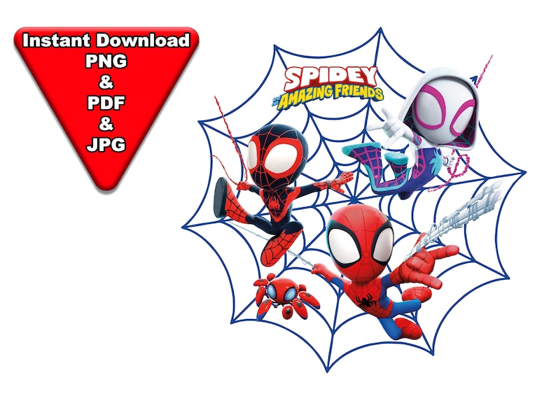 Spidey and His Amazing Friends Png Spidey and His Amazing - Etsy