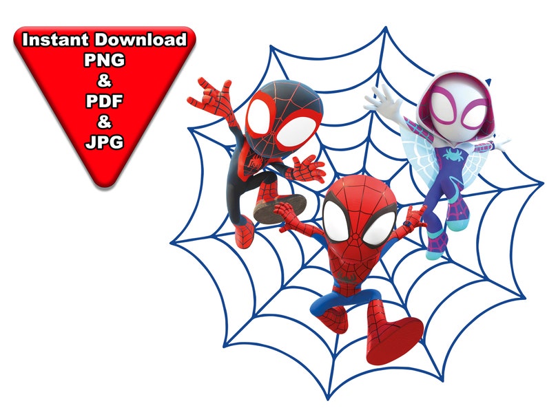 Spidey and His Amazing Friends Png Spidey and His Amazing - Etsy