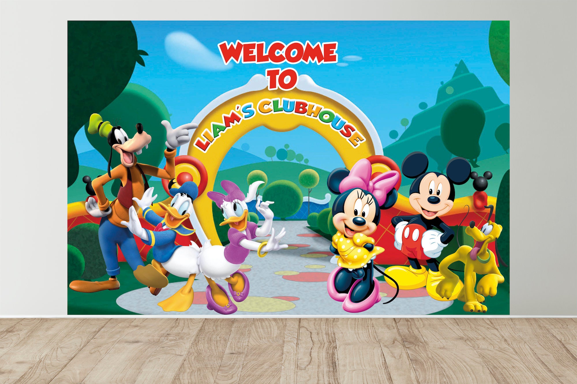 Mickey Mouse Clubhouse Styro Backdrop